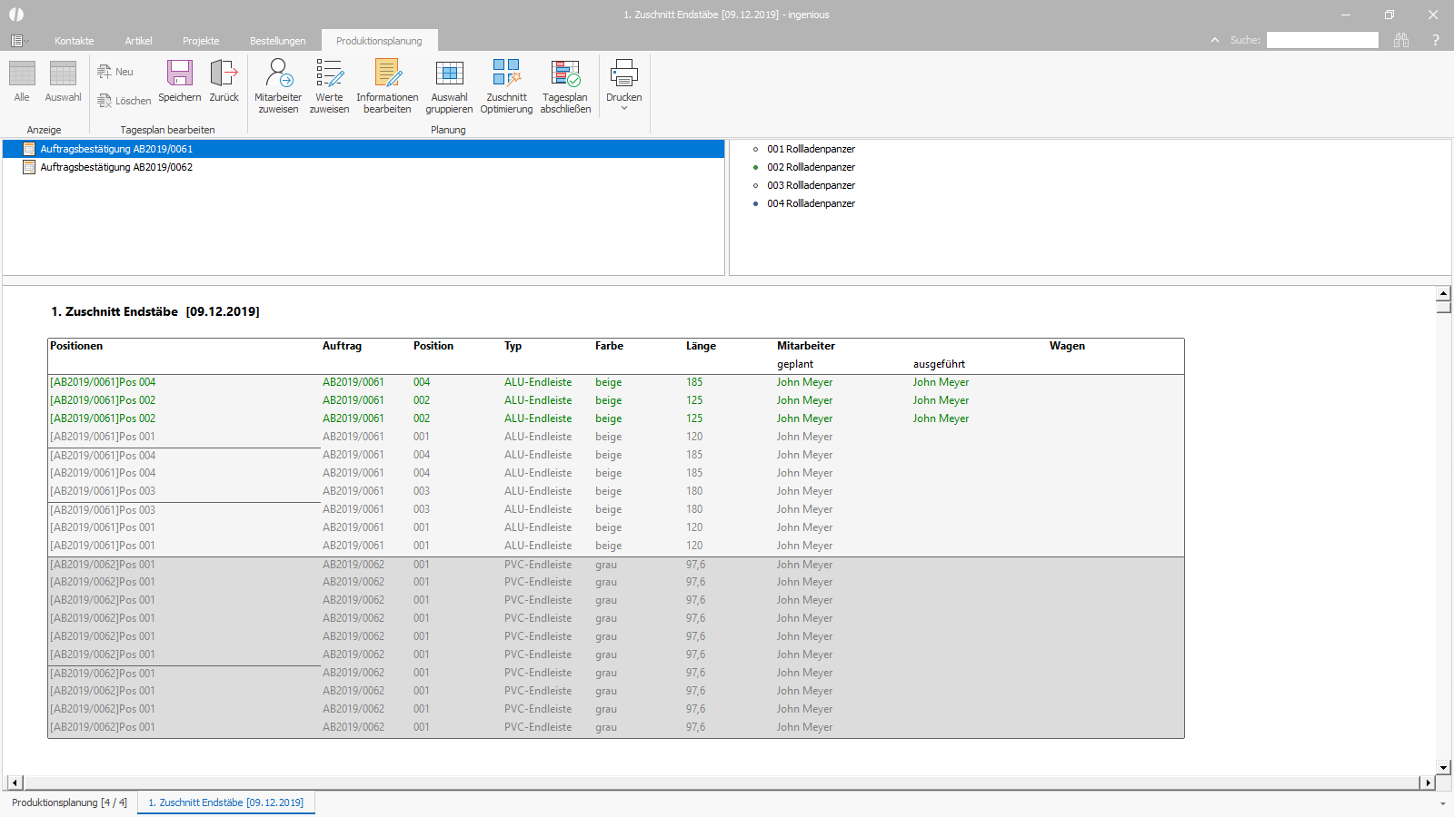 Production planning and control completely digital with ingenious